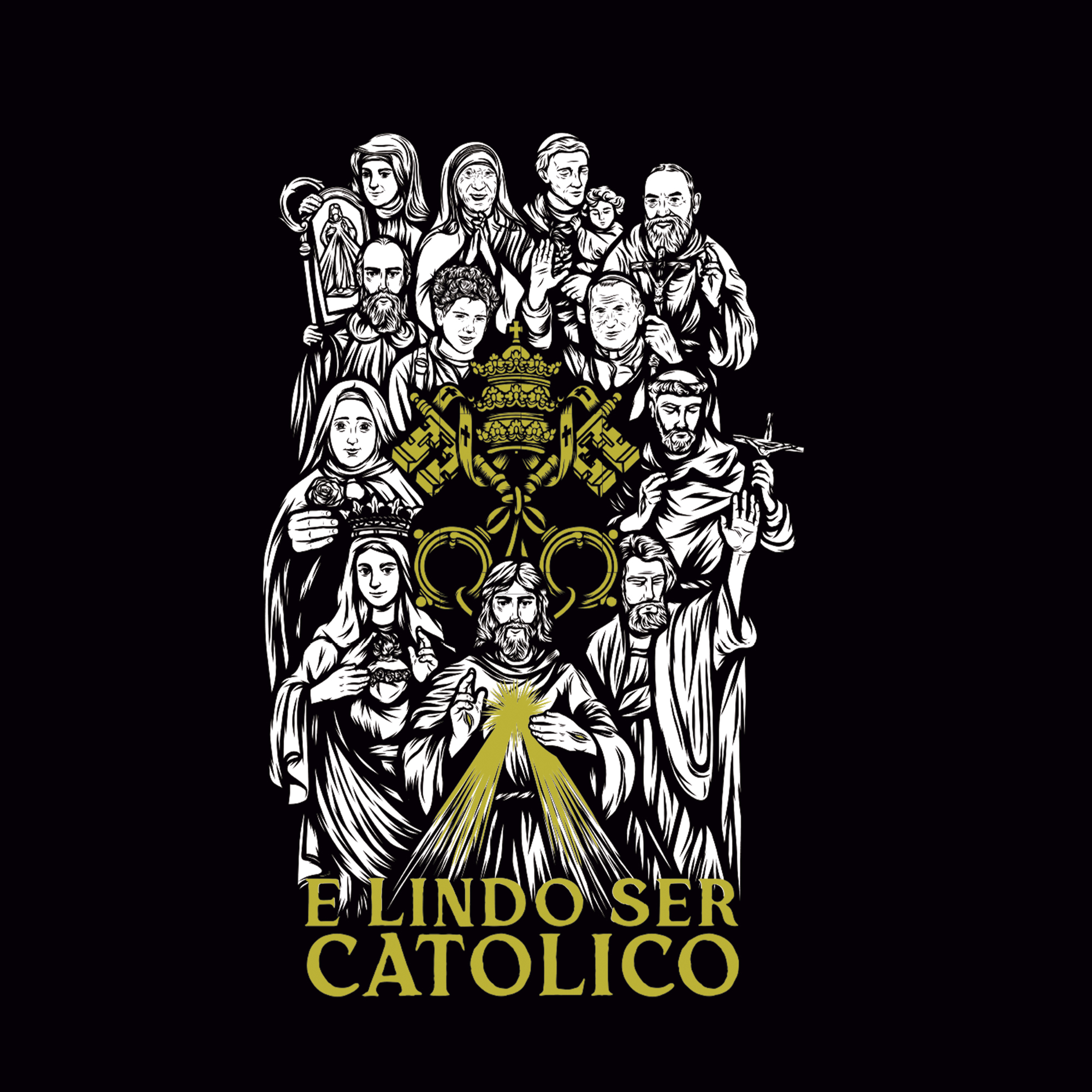 É Lindo ser Católico - FRETE GRÁTIS ⚡️ - Loja Nóss